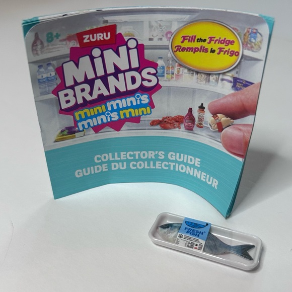 Mini Brands | Toys | Zuru Mini Brands Fill The Fridge Fish Toy Mini ...